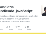 Github Brayandiazc Aprendiendo Javascript Una Guía Completa Y