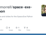 Github Sammorrell Space Exe Python The Notes And Slides For The
