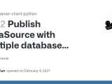 Publish Datasource With Multiple Database Connections Need Multiple