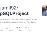 Github Mbjamil92 Yelpsqlproject During My Course Of Sql For Data