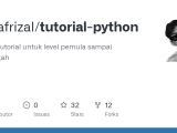 Github Deaafrizal Tutorial Python Python Tutorial Untuk Level Pemula