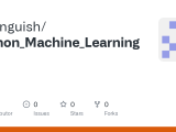 Github Ewenguish Python Machine Learning