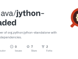 Github Scijava Jython Shaded A Wrapper Of Org Python Jython
