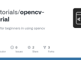 Github Wftutorials Opencv Tutorial A Guide For Beginners In Using Opencv