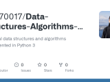 Github Dn070017 Data Structures Algorithms Python Practical Data