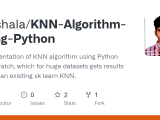 Github Rposhala Knn Algorithm Using Python Implementation Of Knn