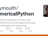 Github Weymouth Numericalpython A Set Of Python Notebooks To