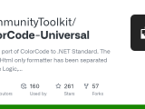 Github Communitytoolkit Colorcode Universal This Is A Port Of