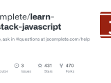 Github Jscomplete Learn Fullstack Javascript For Help Ask In