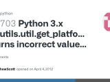 Python 3 X Distutils Util Get Platform Returns Incorrect Value Using