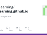 Github Dxflearning Dxflearning Github Io Learning Assignment