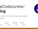 Github Javacodejunkie Swing All Code Is From My Youtube Learn Java