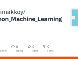 Github Devrimakkoy Python Machine Learning