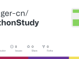 Github Binger Cn Pythonstudy