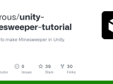 Github Zigurous Unity Minesweeper Tutorial рџ јрџџіпёџ Learn To Make