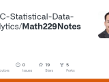 Pull Requests Lacc Statistical Data Analytics Math229notes Github