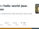 Github Edwin Hello World Java Docker A Simple Containerized Hello