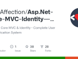 Github Codaffection Asp Net Core Mvc Identity Complete User