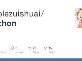 Github Caolezuishuai Python Python