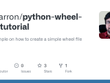 Github Debarron Python Wheel File Tutorial An Example On How To