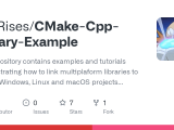 Github Im Rises Cmake Cpp Library Example This Repository Contains