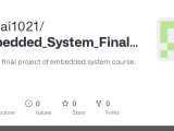 Github Ericlai1021 Embedded System Finalproject This Is A Final