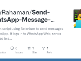 Github Skeyrahaman Send Whatsapp Message Using Selenium And Python A