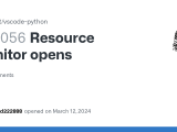 Resource Monitor Opens Issue 23056 Microsoft Vscode Python Github
