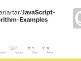 Github Furkanartar Javascript Algorithm Examples