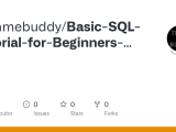 Github Trainmebuddy Basic Sql Tutorial For Beginners Part2