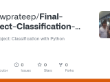 Github Jkaewprateep Final Project Classification With Python Final