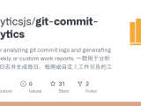 Github Analyticsjs Git Commit Analytics A Tool To Analyze Your Git