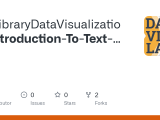 Github Gtlibrarydatavisualization Introduction To Text Mining W Python