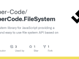 Github Sniper Code Snipercode Filesystem A File System Library For