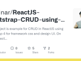 Github Lutdinar Reactjs Bootstrap Crud Using Api Example This