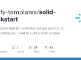 Github Netlify Templates Solid Quickstart A Solid Quickstart