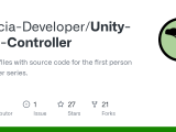 Github Acacia Developer Unity Fps Controller Project Files With