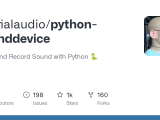 Issues Spatialaudio Python Sounddevice Github