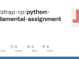 Github Bootstrap Rp Python Fundamental Assignment
