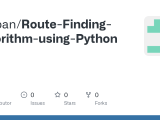 Github Ptapan Route Finding Algorithm Using Python