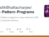 Github Swastikbhattacharjee Java Pattern Programs Different Pattern