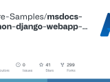 Msdocs Python Django Webapp Quickstart Env Sample At Main Azure