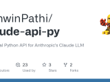 Claude Api Py 非官方 Anthropic Claude Api 的 Python 实现 懂ai
