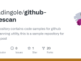 Github Ninadingole Github Codescan This Repository Contains Code