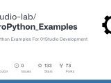 Github 01studio Lab Micropython Examples Micropython Examples For