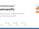 Github Datastreamapi Datastreampy An Enhanced Version Of