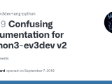 Confusing Documentation For Python3 Ev3dev V2 Issue 509 Ev3dev