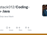 Github Alexstack012 Coding Dojo Java Coding Dojo Java Stack