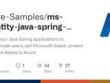 Github Azure Samples Ms Identity Java Spring Tutorial Enable Your