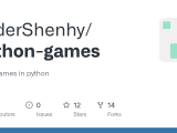 Github Codershenhy Python Games Some Games In Python